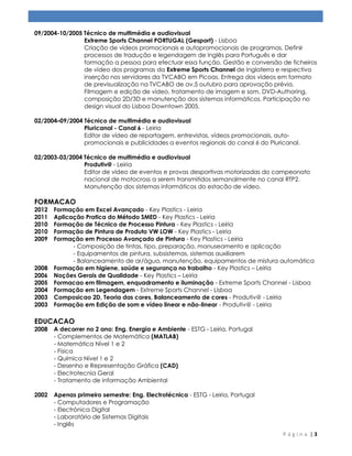 LEONEL FERREIRA curriculum 2015 final2 | PDF