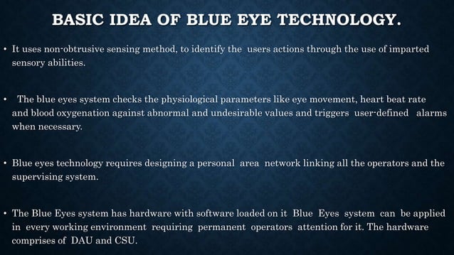 Blue Eyes Technology | PPT