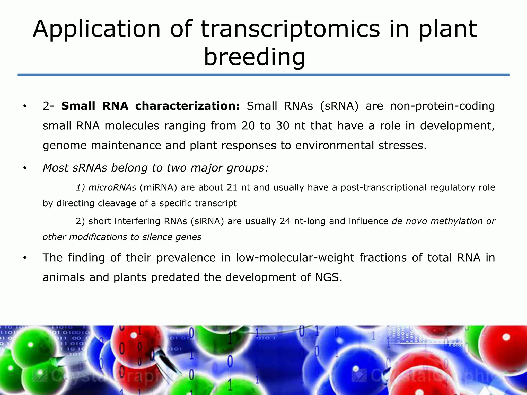 Transcriptomics | PPTX