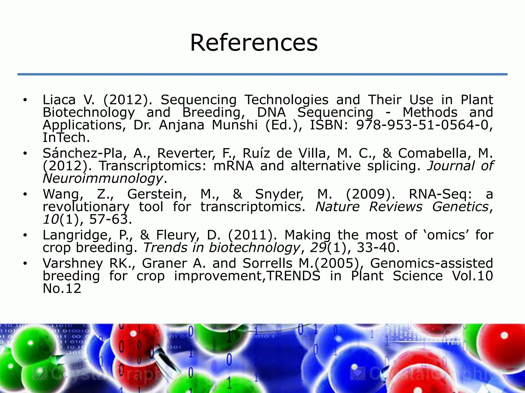 Transcriptomics | PPTX