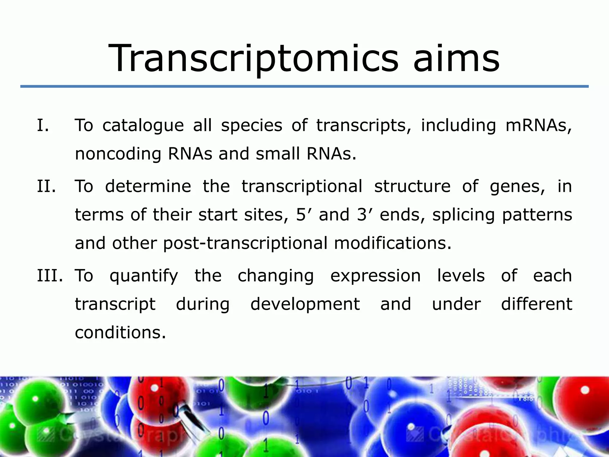 Transcriptomics | PPTX