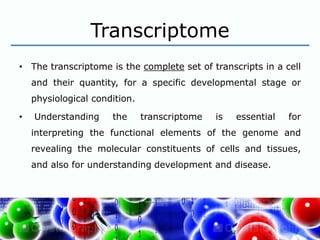 Transcriptomics | PPTX