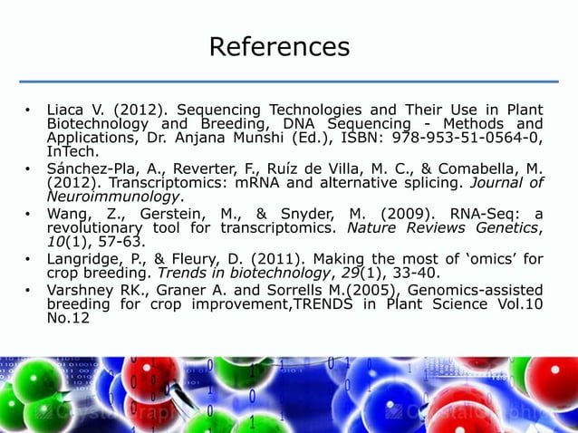 Transcriptomics | PPTX
