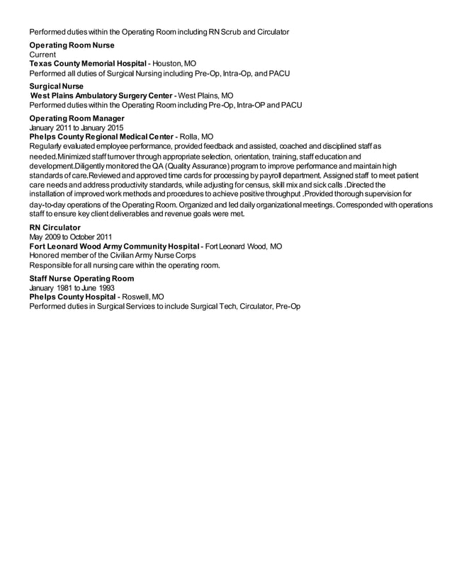 Denise Jones MSN,RN Resume | PDF