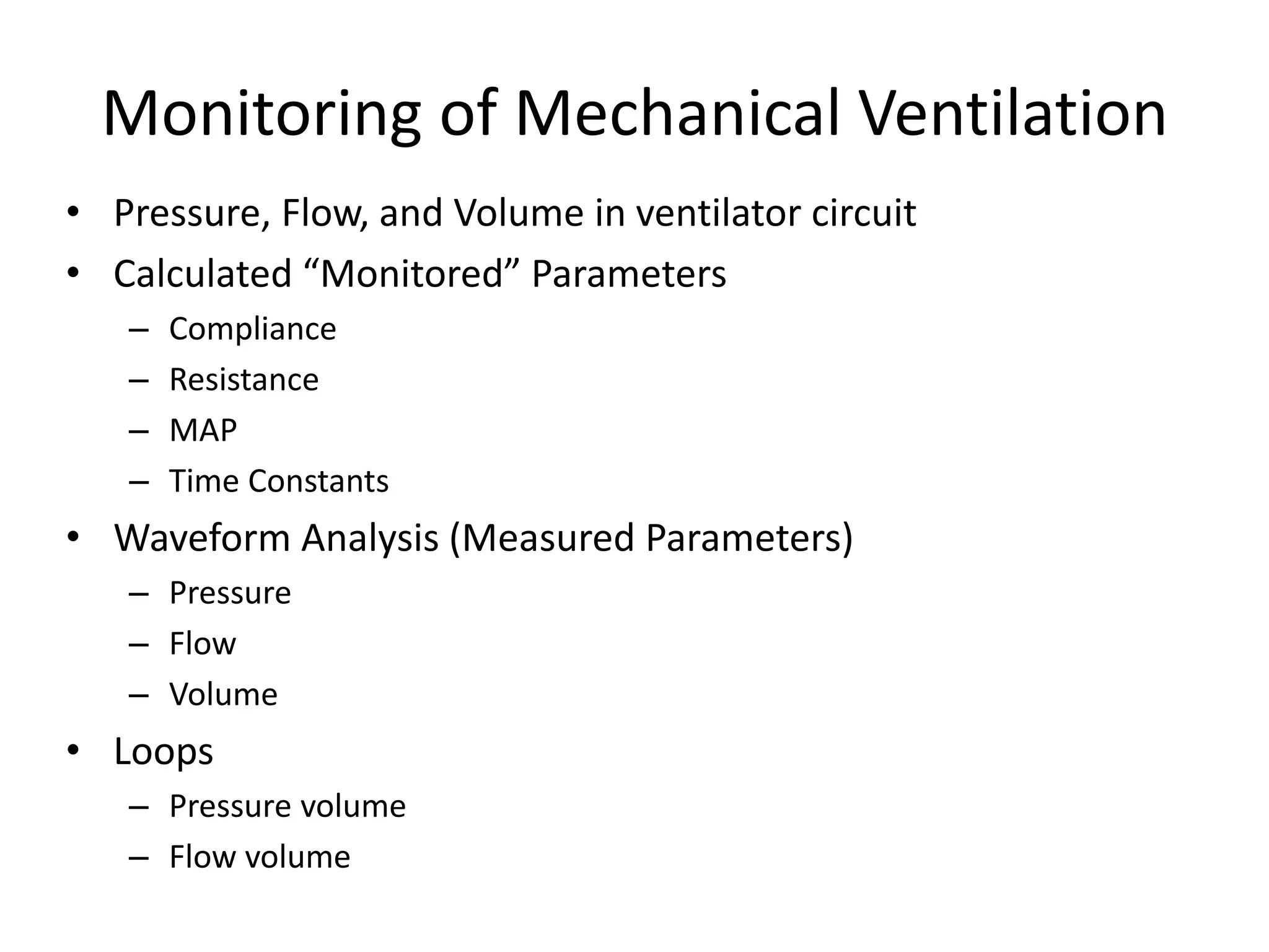 Monitoring of Mechanical Ventilation by OluAlbert | PDF