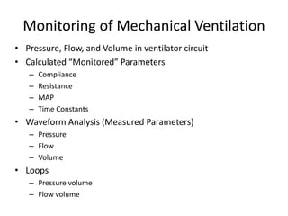 Monitoring of Mechanical Ventilation by OluAlbert | PDF