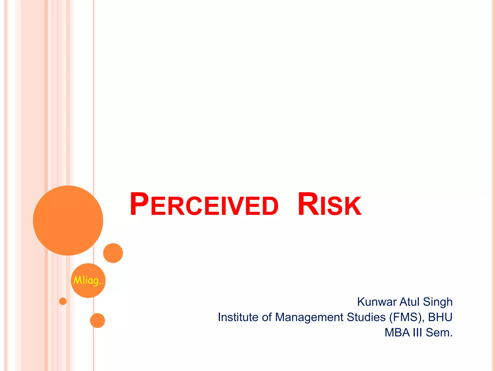 Perceived Risk | PPTX