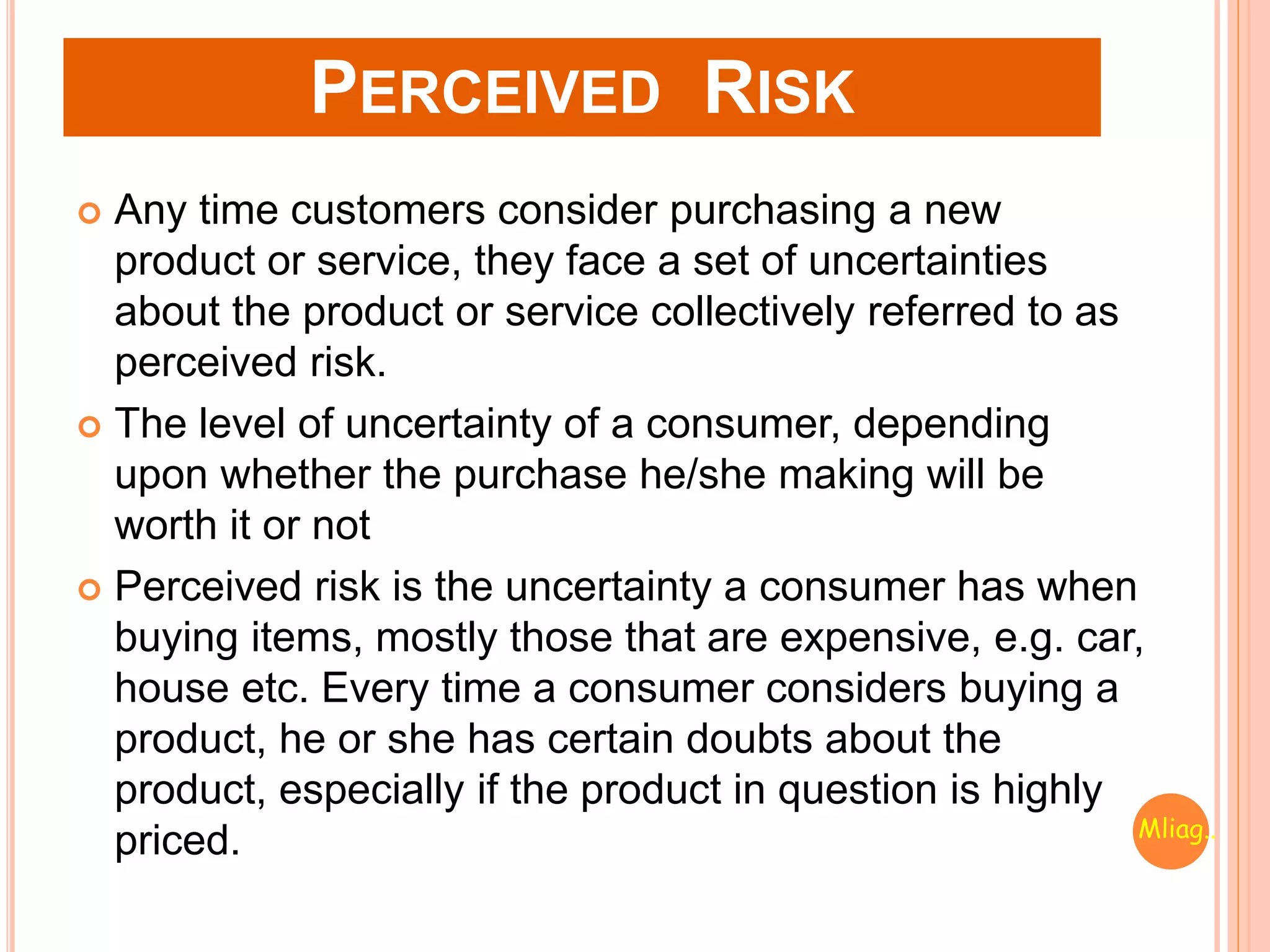 Perceived Risk | PPTX
