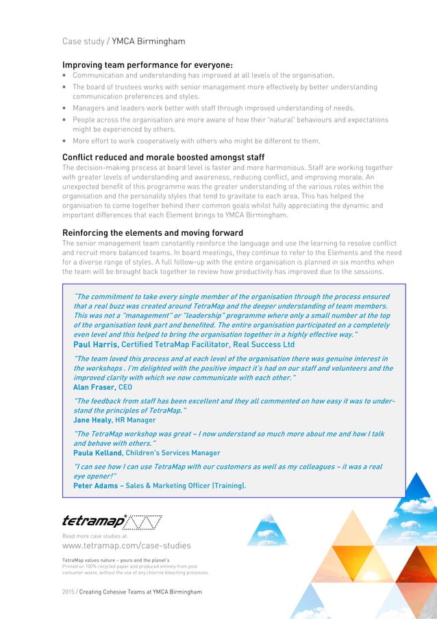 YMCA Case Study | PDF