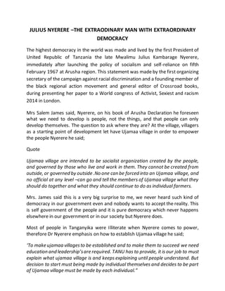 JULIUS NYERERE 2 | PDF