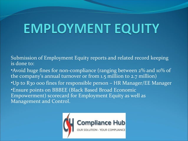 Employment Equity Presentation | PPT