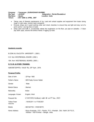 Pratap New CV | DOCX