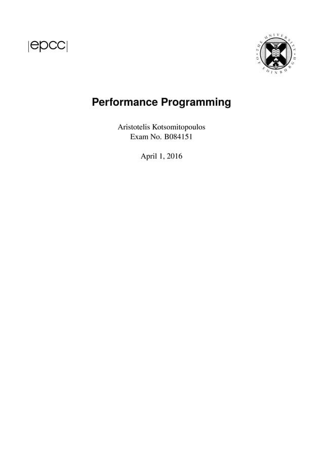 Performance_Programming | PDF