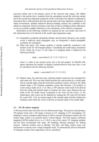 A visualization-oriented 3D method for efficient computation of urban ...