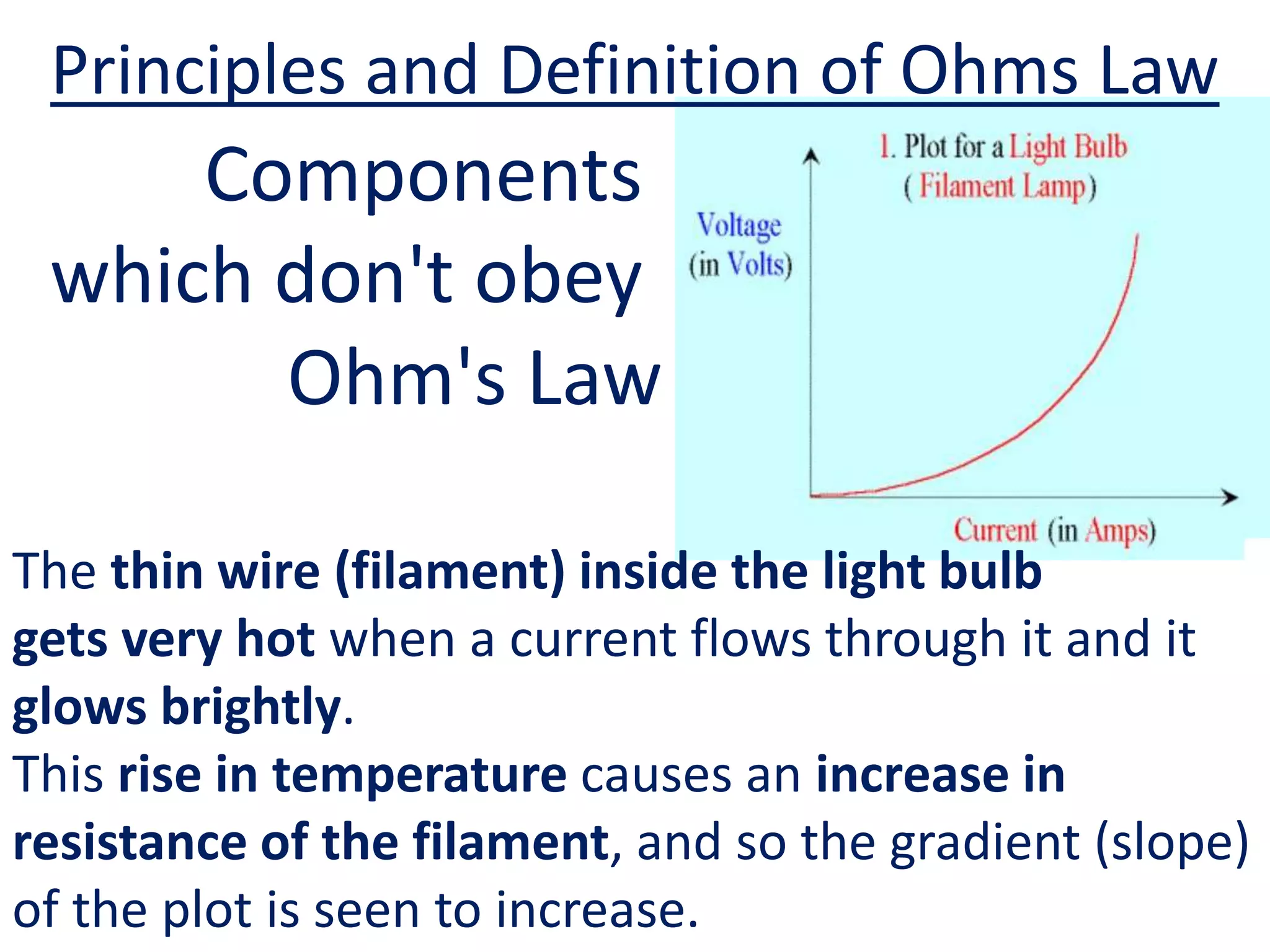 Fairylights...Principles and Definition of Ohms Law | PPTX | Physics ...