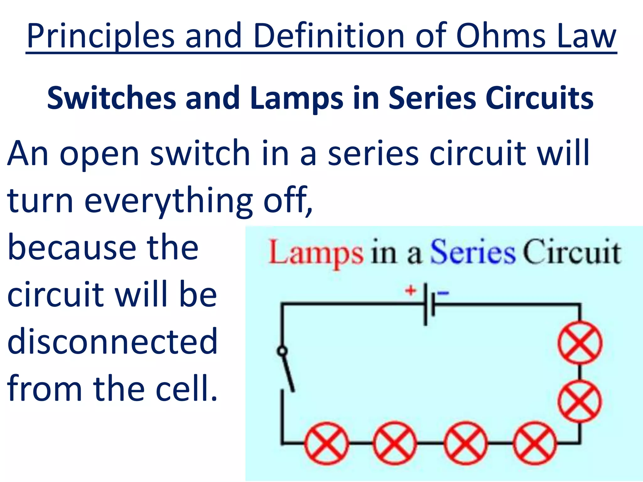Fairylights...Principles and Definition of Ohms Law | PPTX | Physics ...