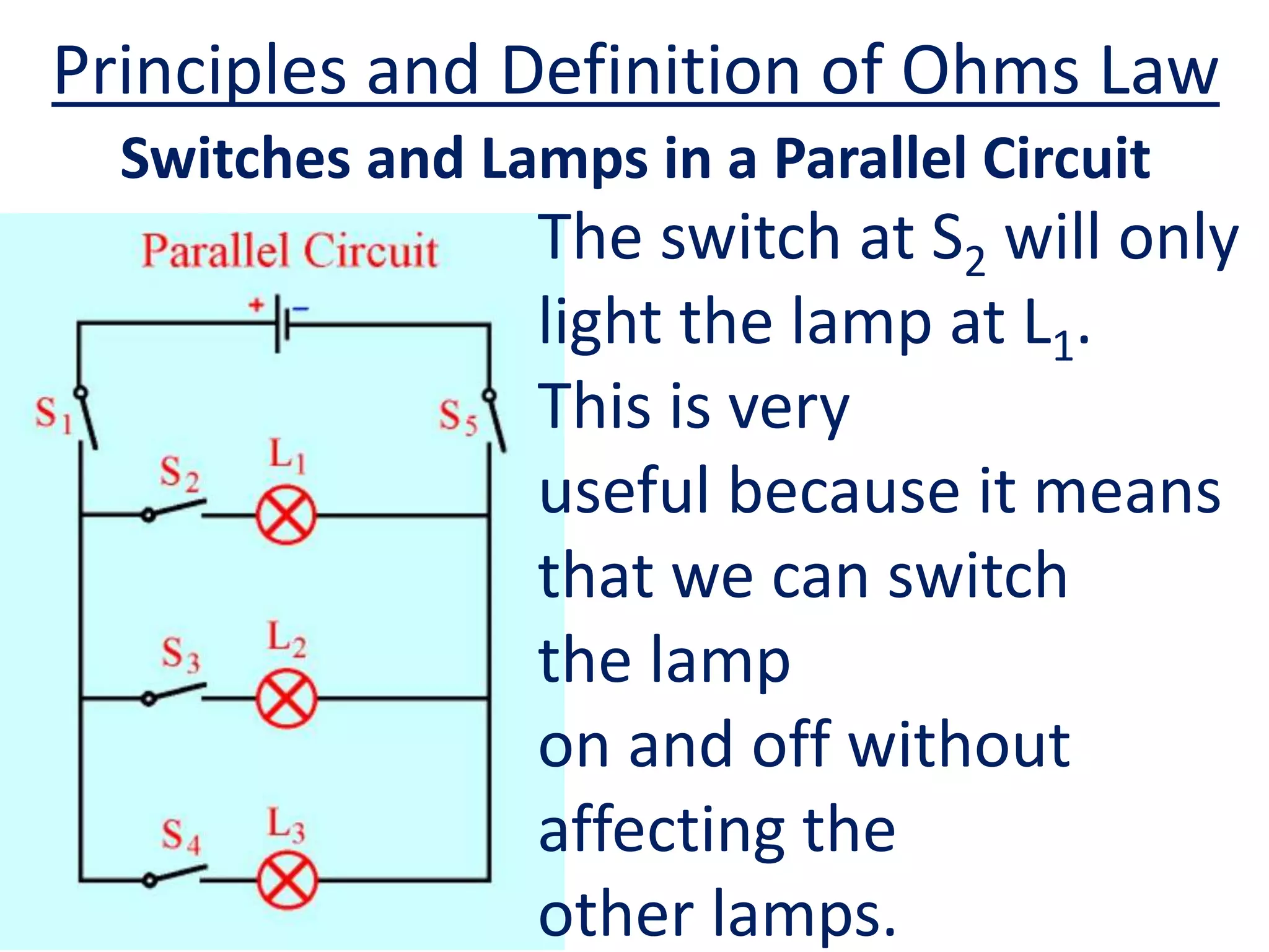 Fairylights...Principles and Definition of Ohms Law | PPTX | Physics ...