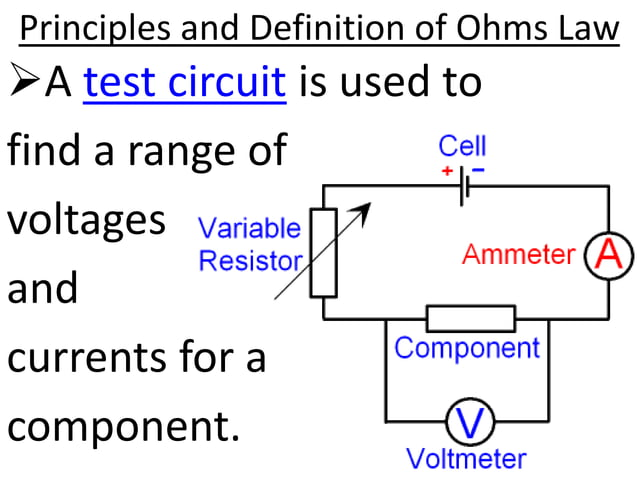 Fairylights...Principles and Definition of Ohms Law | PPT