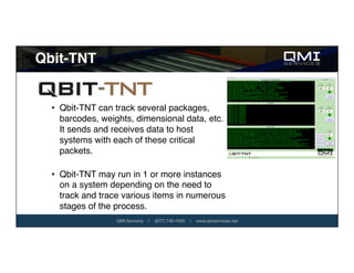 QMI Services - Capabilities 2015 | PPT