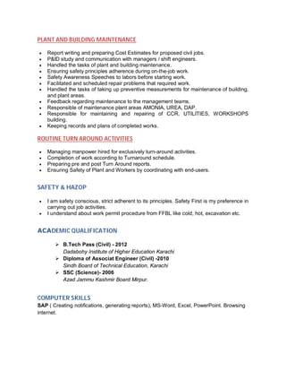 ASIM CV | PDF