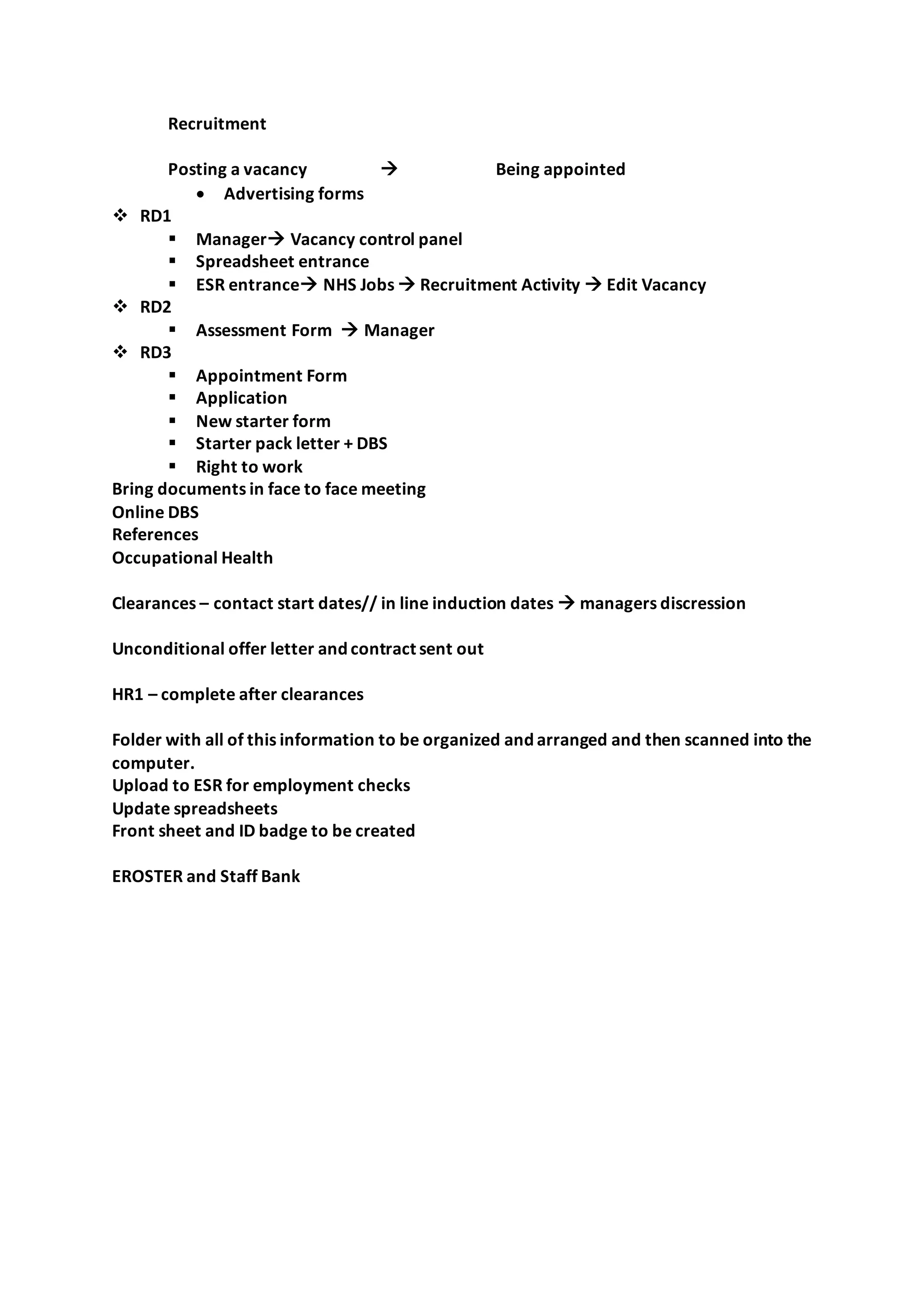 HR WORK EXPERIENCE NOTES POLICIES | DOCX | Resume Writing and Advice ...