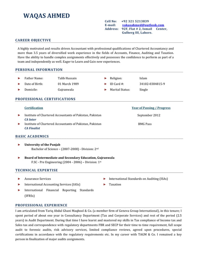 Curriculum Vitae | PDF