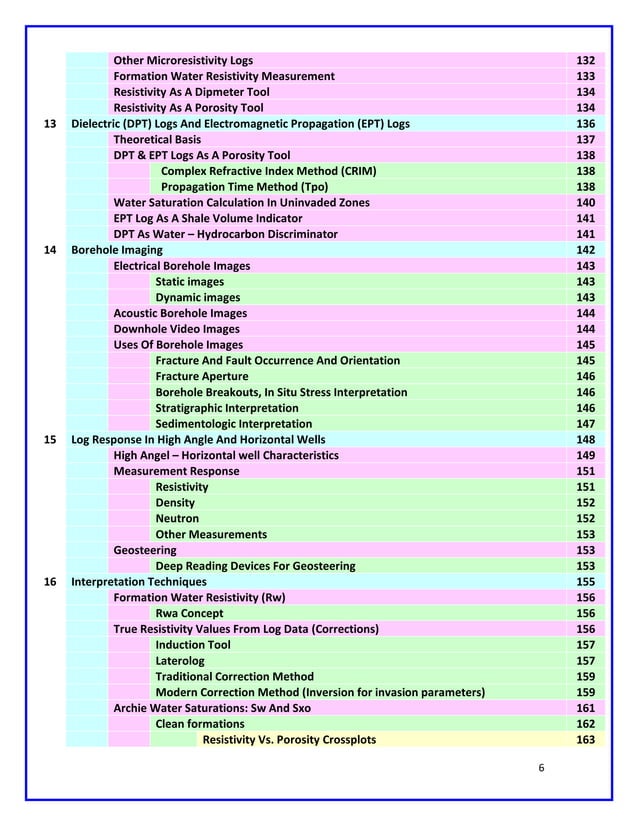 Open Hole Electric logs interpretation | PDF