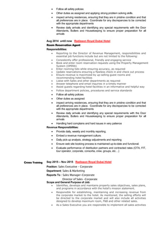My CV Updated 2015 | PDF | Sales | Business