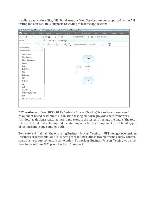 UFT An advance version of QTP | DOC | Computer Software and Applications | Computing