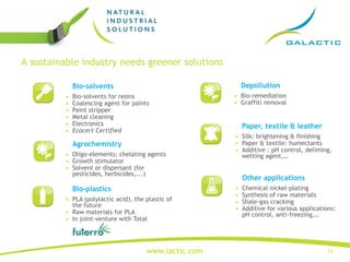 Galactic corporate presentation2014 | PPT