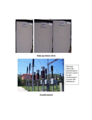 Practice in Electrical Power Substation Selite Tirane 110-35-10 kV | PDF