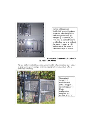 Practice in Electrical Power Substation Selite Tirane 110-35-10 kV | PDF