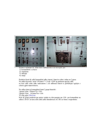 Practice in Electrical Power Substation Selite Tirane 110-35-10 kV | PDF