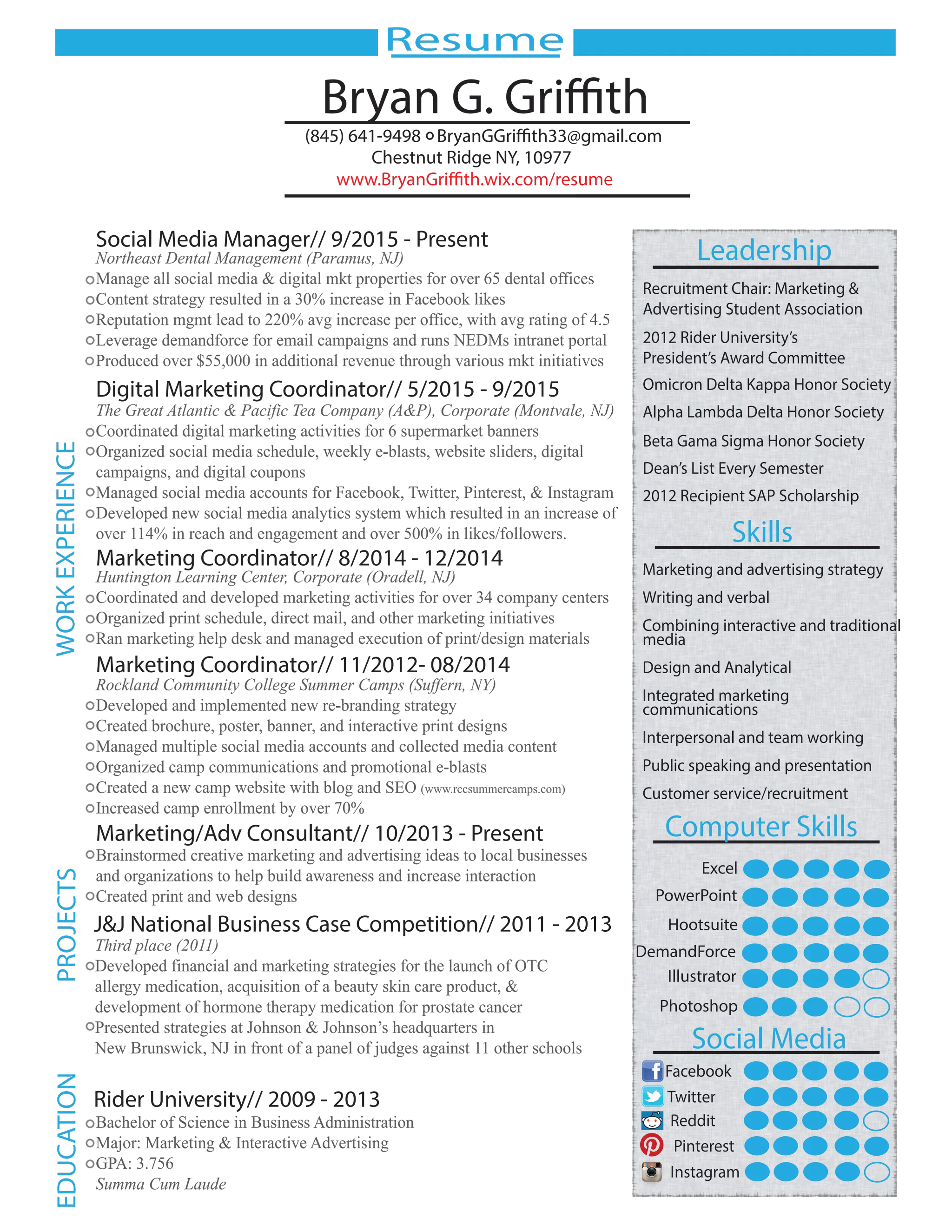 Bryan Griffith resume | PDF