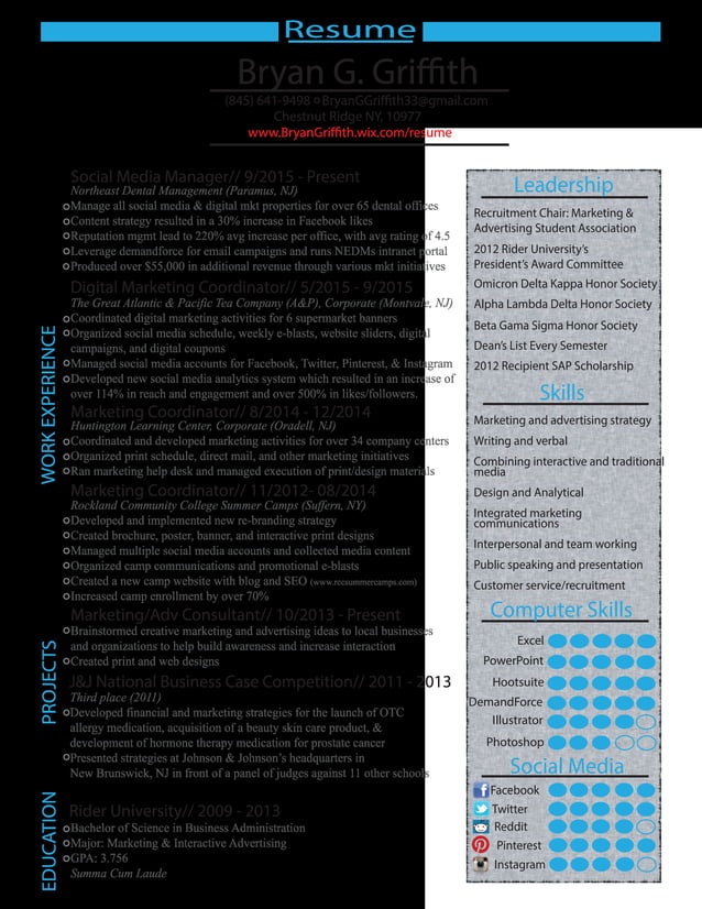 Bryan Griffith resume | PDF | Social Networking | Internet