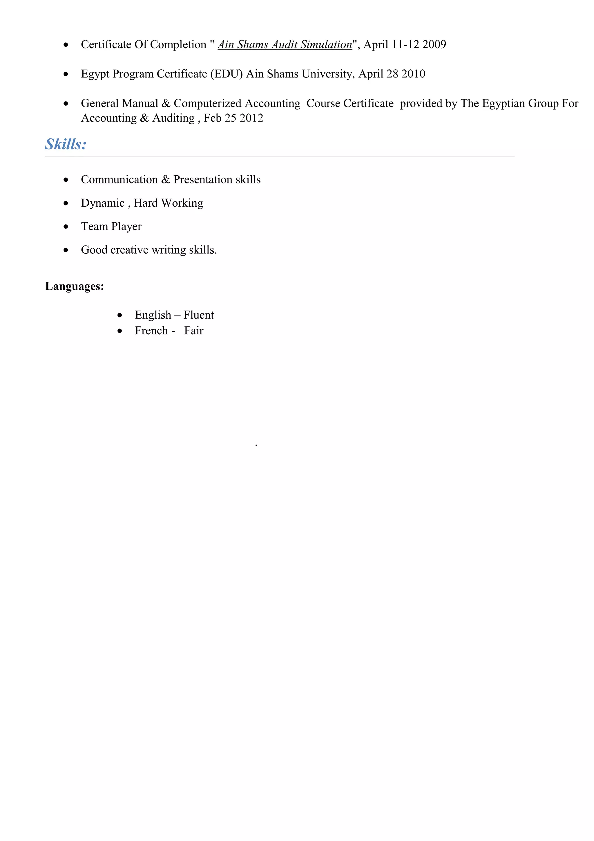 Riham Wafaie CV | DOC | Publishing Industry | Industries