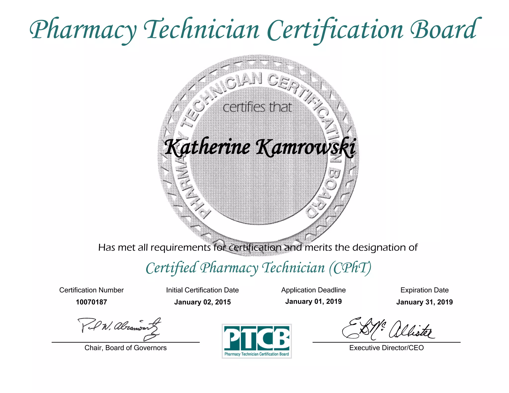 PTBC 10070187 exp 2019 | PPT