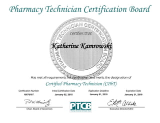 PTBC 10070187 exp 2019 | PPT