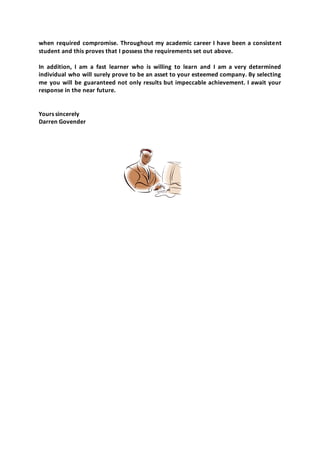 CURRICULUM-Darren Govender | PDF