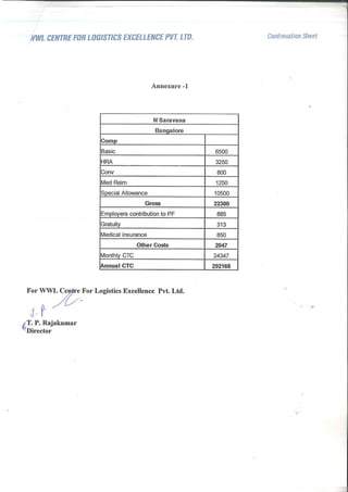 ATA & VOLVO-OFFER & EXP LETTER | PDF