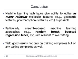 Machine learning in computational docking | PPT | Free Download
