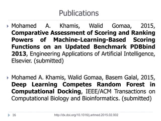 Machine learning in computational docking | PPT