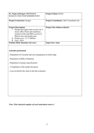 GRADUATE QS PORTFOLIO SUBMISSION FOR APPLICATION FOR REGISTRATION | PDF