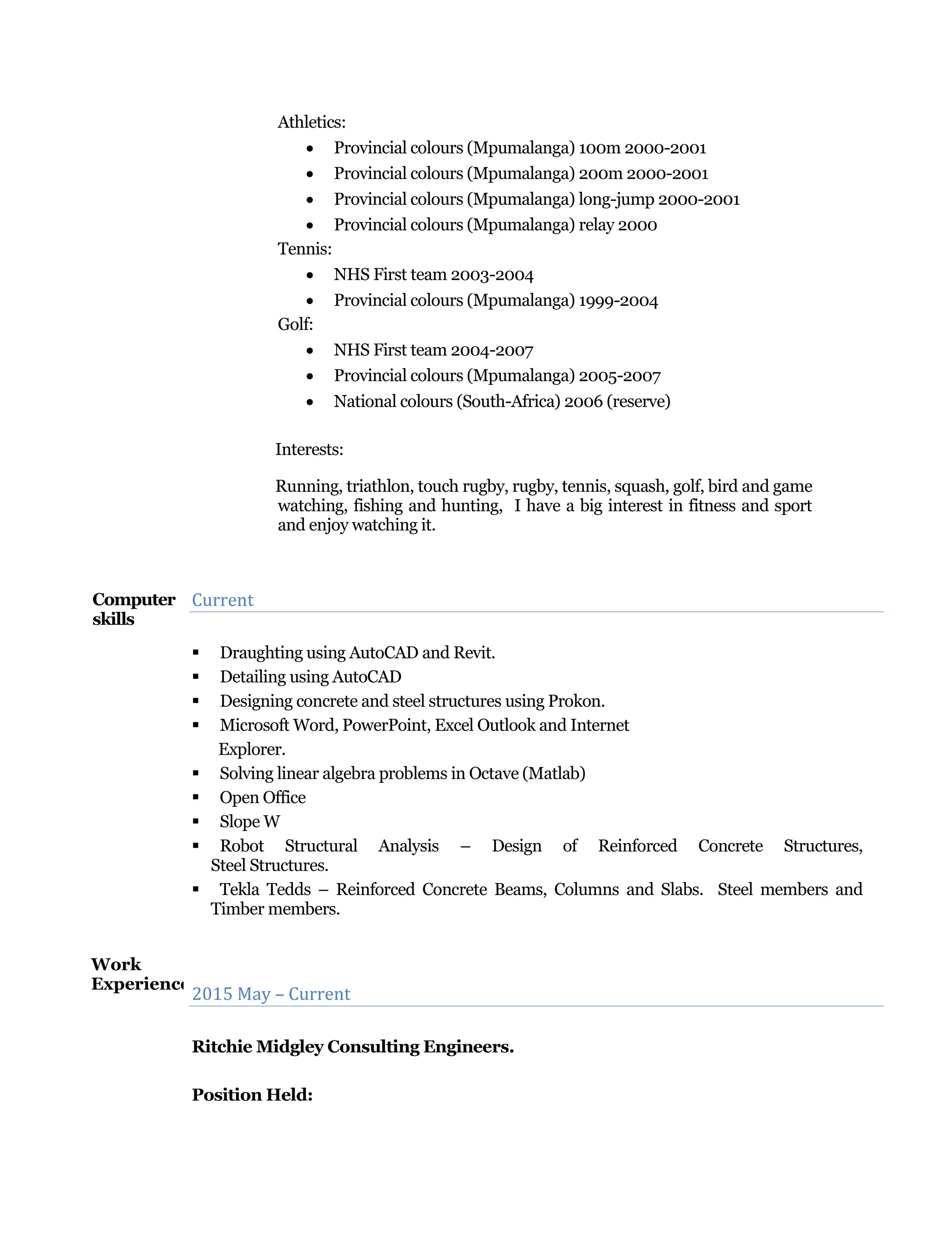 CV LM de Clercq 2017 | PDF