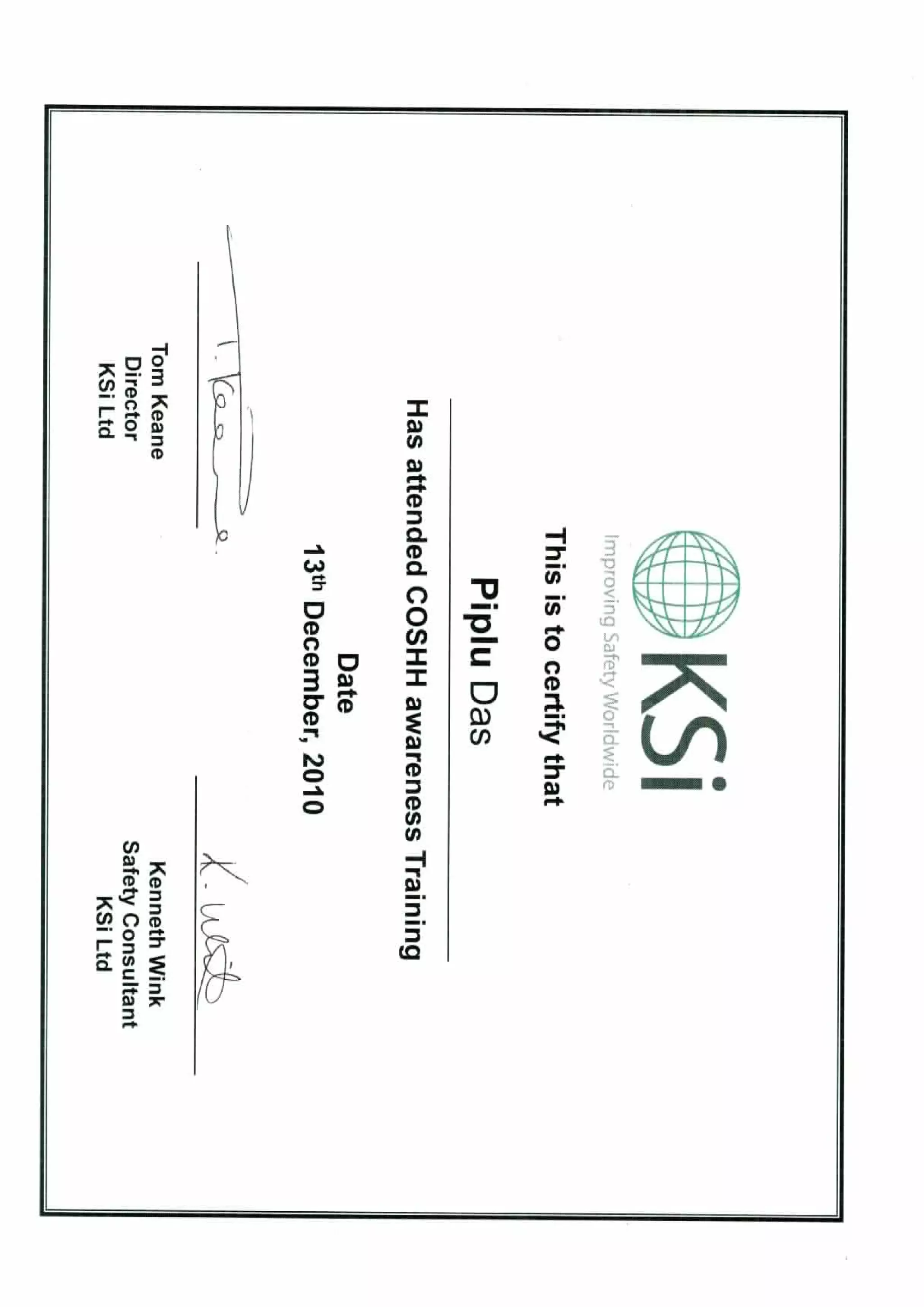 COSHH Awareness Training | PDF