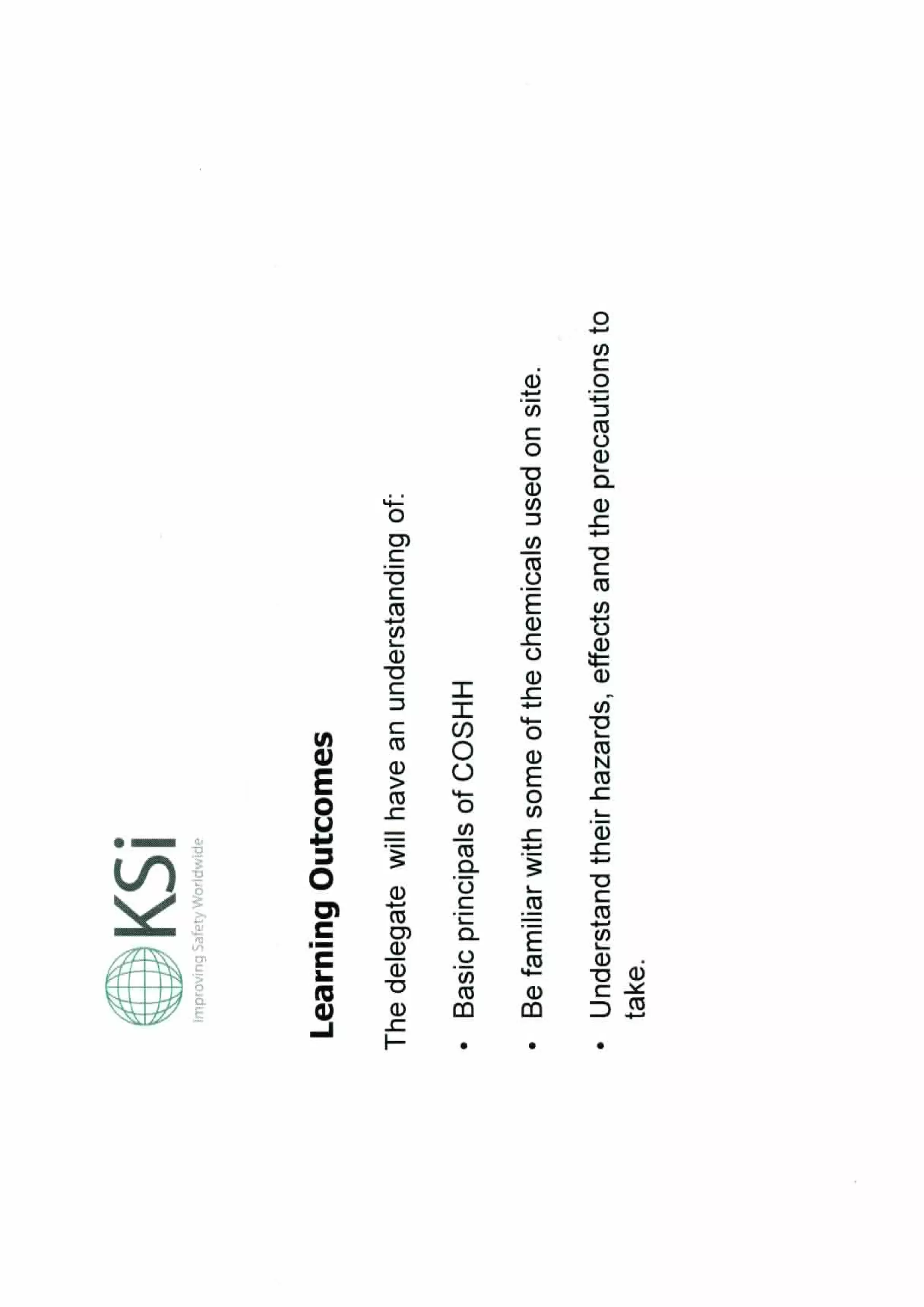 COSHH Awareness Training | PDF