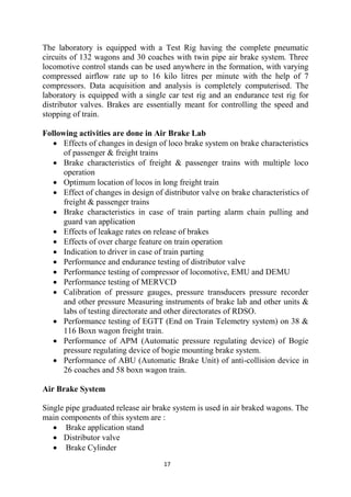 report for rdso by shivanshu | PDF
