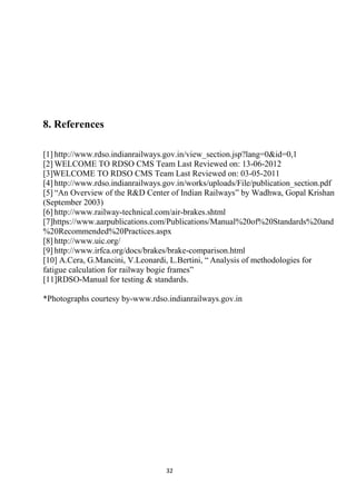 report for rdso by shivanshu | PDF