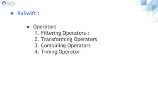 Practical MVVM Using RxSwift | PPT