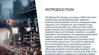 BHOPAL GAS TRAGEDY | PPTX